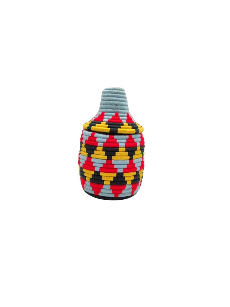 Artistic Collection – Small Colorful Palm Basket – Model 3 - ART CORNER ...